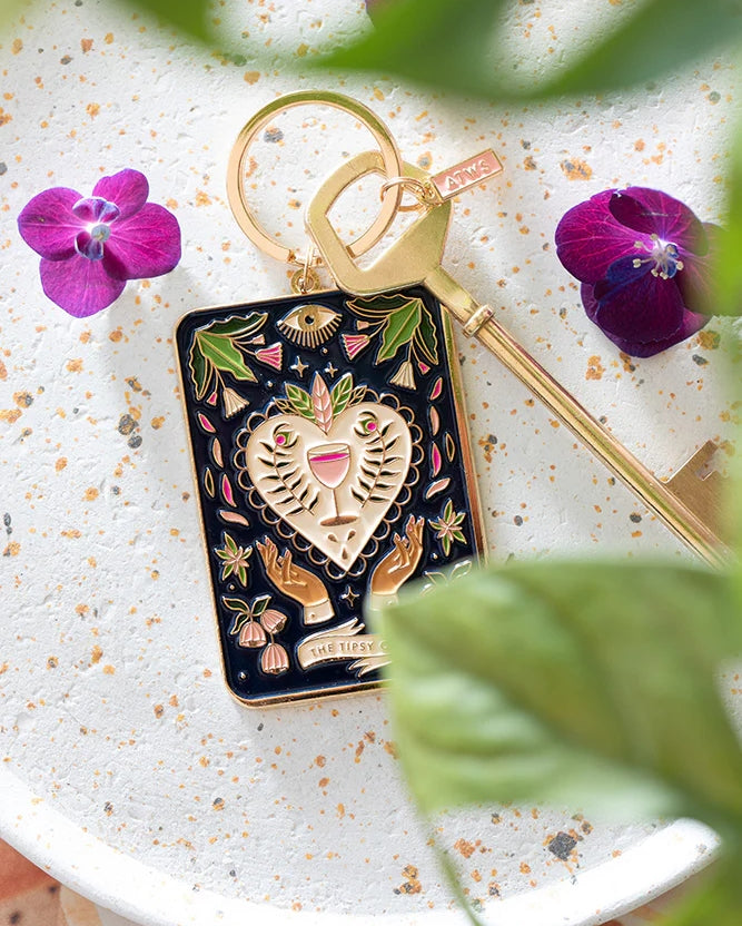All The Ways To Say | Keychain - Tarot Tipsy Card – A Little Bird Told ...