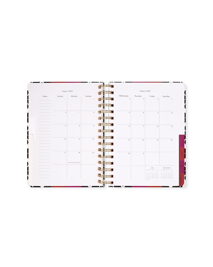 Kate Spade New York | 17-Month Large Planner [2023/2024] - Black Spade ...