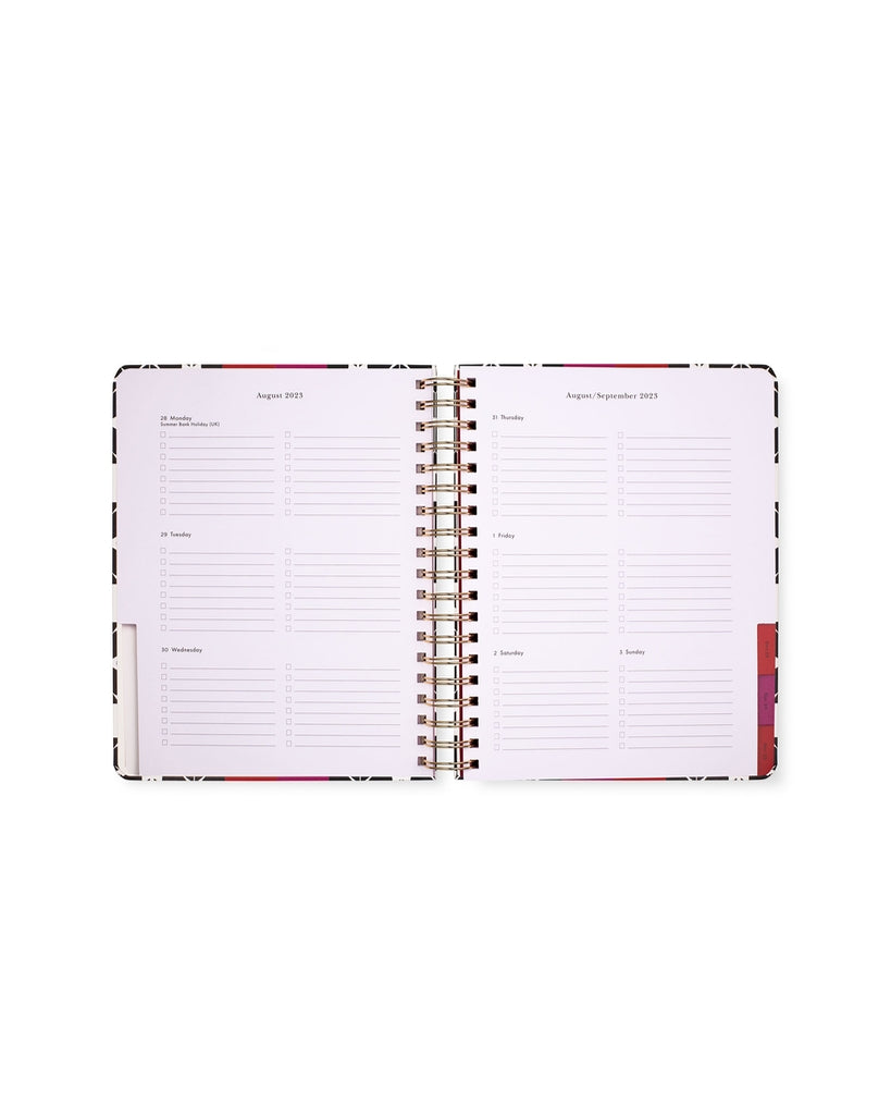 Kate Spade New York | 17-Month Mega Planner [2023/2024] - Black Spade ...