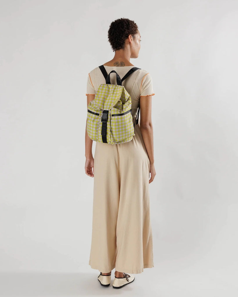 BAGGU | Sport Backpack - Pink Pistachio Pixel Gingham – A Little Bird ...