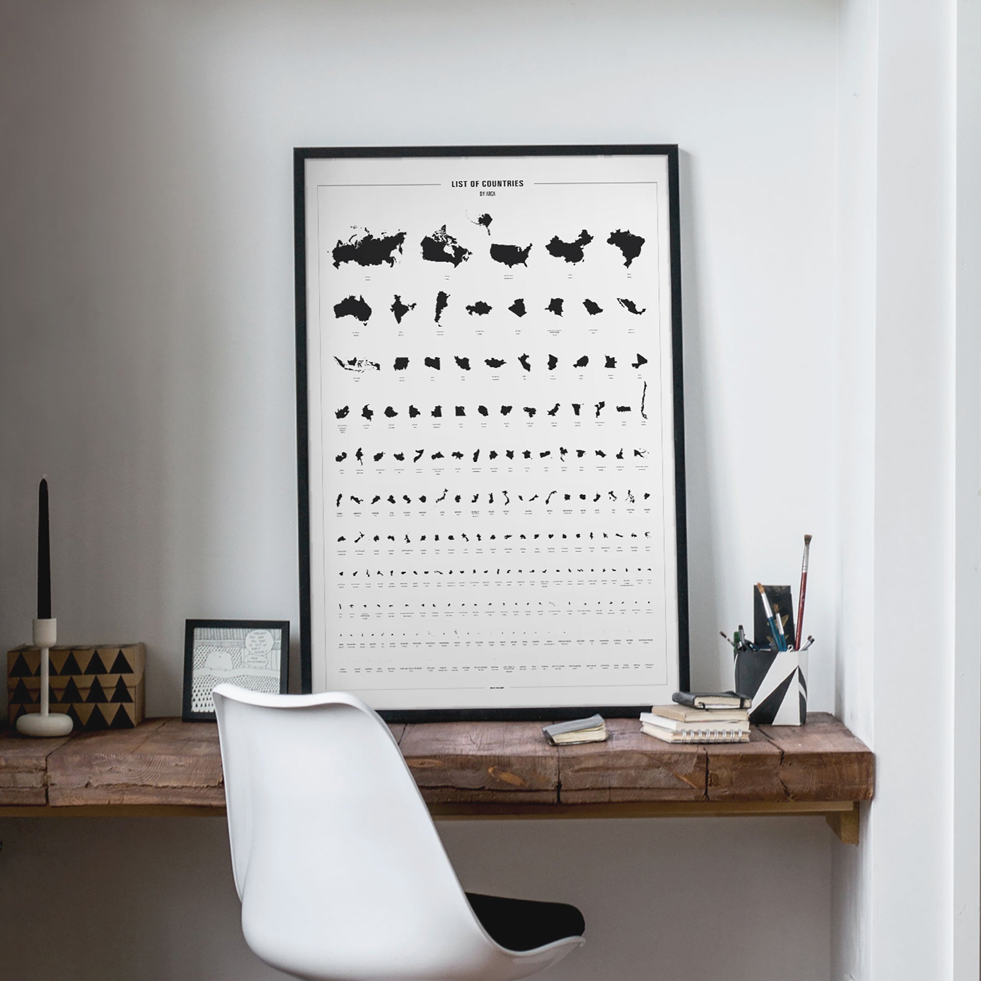 Bold Tuesday | List of Countries Poster – A Little Bird Told Me...